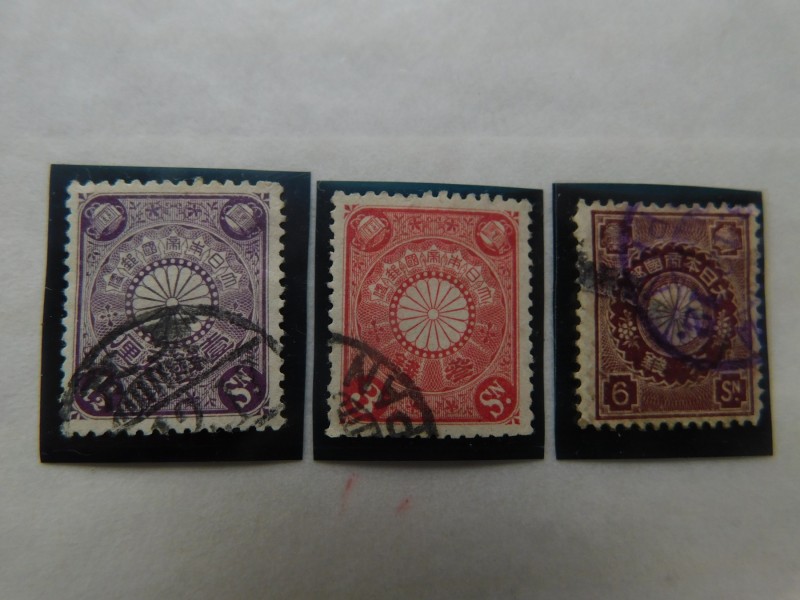 JAPAN 1906 KOMPLET SERIJA