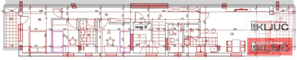 Prodaja, četvorosoban stan, 95m2, Petrovaradin, Novi Sad