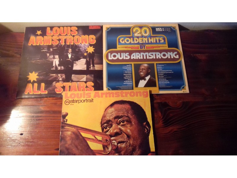 Luis Armstrong - 2 LP + 1 Dupli Album