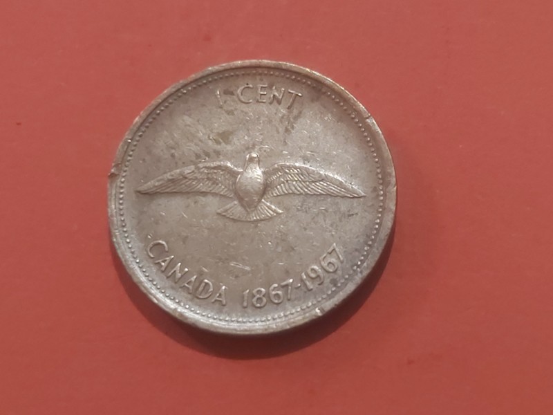 Kanada - 1 cent 1967 god jubilarna