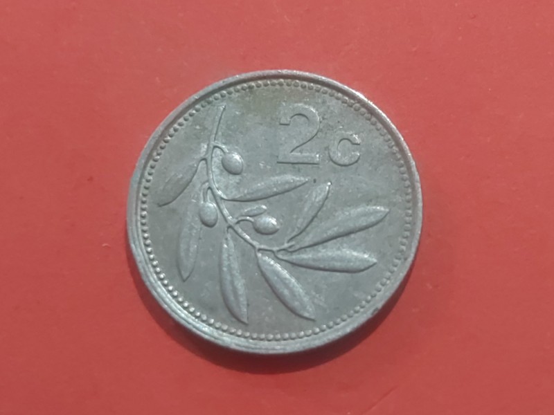 Malta - 2 cent 1991 god