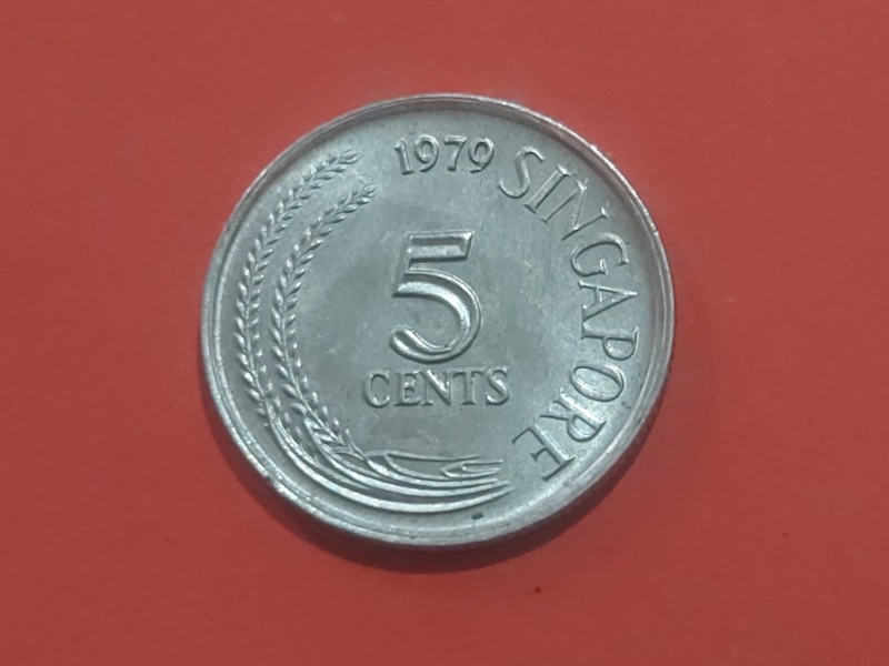 Singapore - 5 cent 1979 god