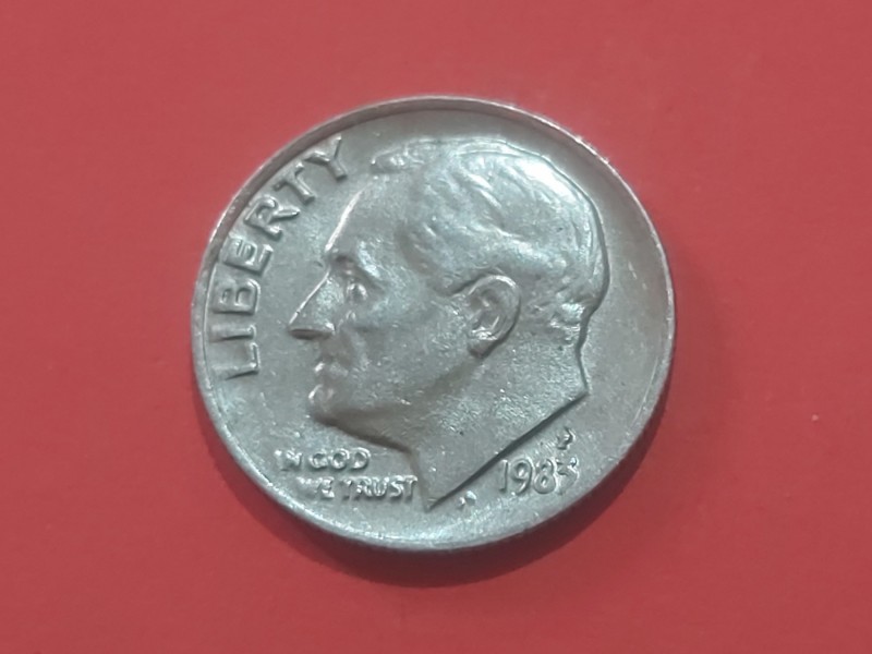 USA - one dime 1985 god P