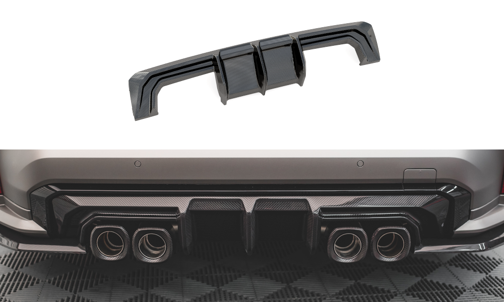 Carbon Fiber Rear Diffuser BMW M4 G82 / M3 G80