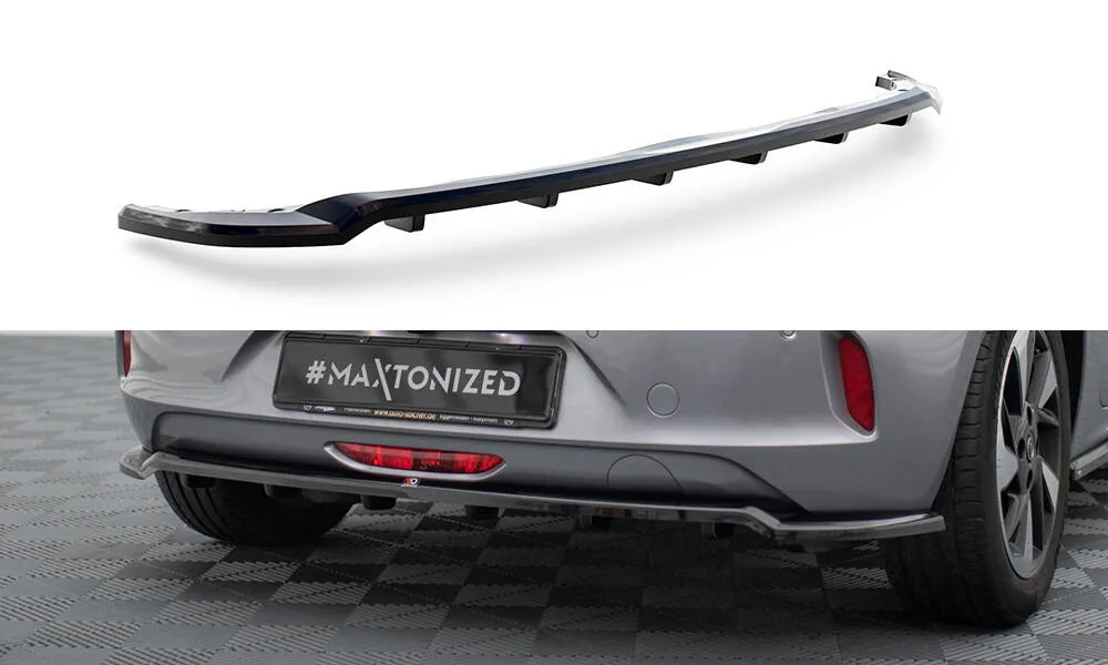 CENTRAL REAR SPLITTER (WITH VERTICAL BARS) OPEL CORSA F ( MK6)
