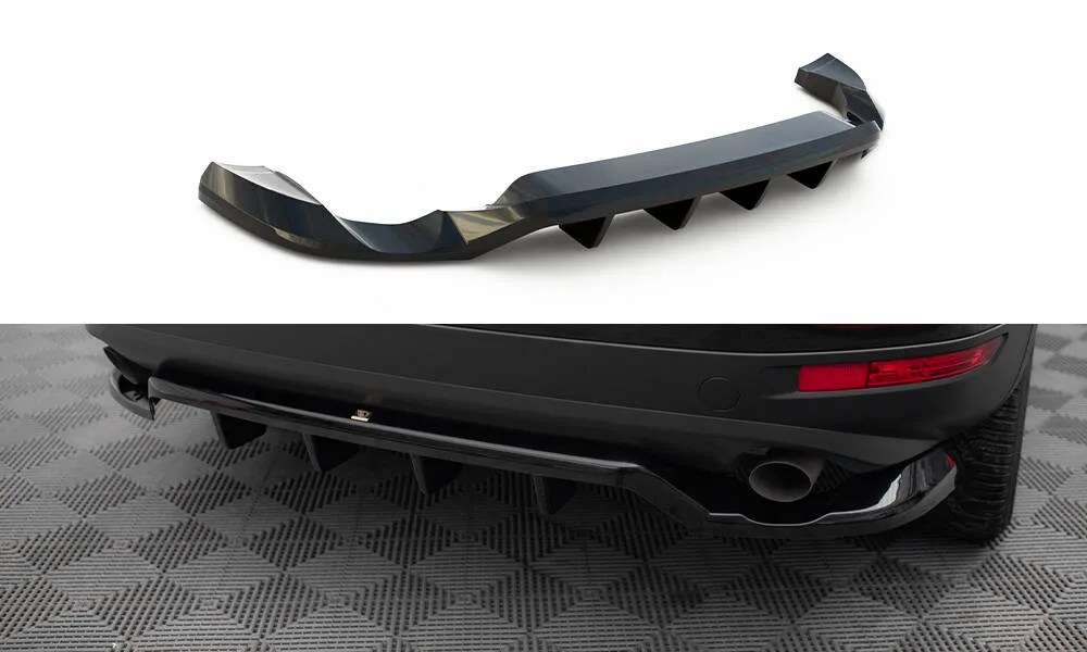 CENTRAL REAR SPLITTER (WITH VERTICAL BARS) VOLKSWAGEN TOUAREG MK2