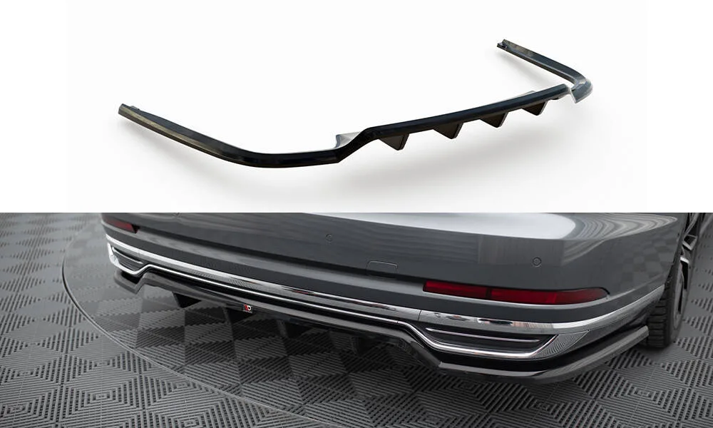 CENTRAL REAR SPLITTER (WITH VERTICAL BARS) AUDI A8 D5