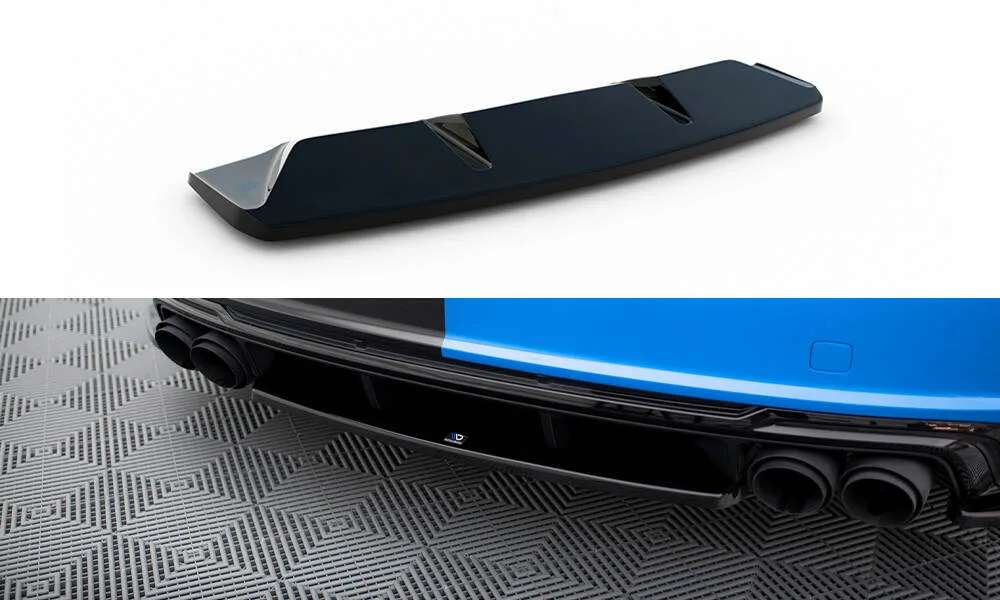 CENTRAL REAR SPLITTER FOR AUDI TT S 8S FACELIFT