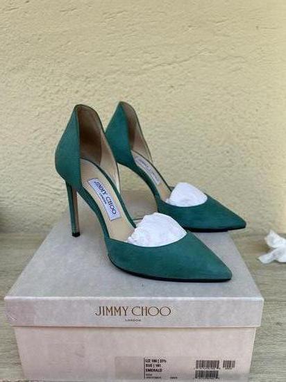 KAO NOVE Jimmy Choo zelene stikle