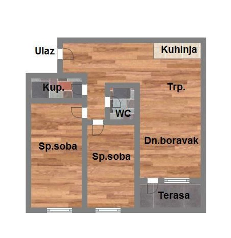 Odlican trosoban stan u izgradnji! -70m2