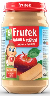 KAŠICA JABUKA+KEKS FRUTEK 190G
KAŠICA JABUKA+KEKS FRUTEK 190G