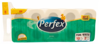 TOALETNI PAPIR 2SL PURE WHITE PERFEX 10/1
TOALETNI PAPIR 2SL PURE WHITE PERFEX 10/1