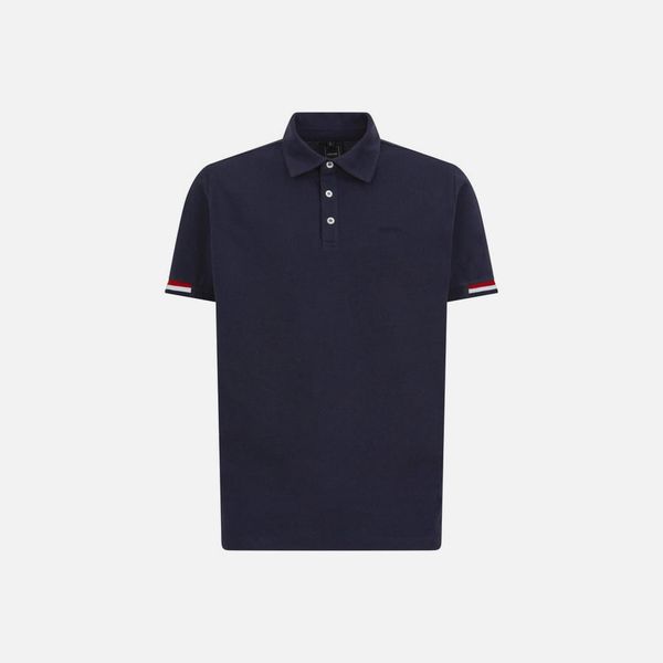GEOX BLUE MEN'S POLO SHIRT POLO - MEN'S