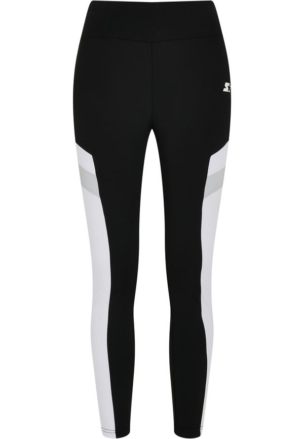 WOMEN'S SPORTS LEGGINGS STARTER HIGHWAIST BLACK/WHITE