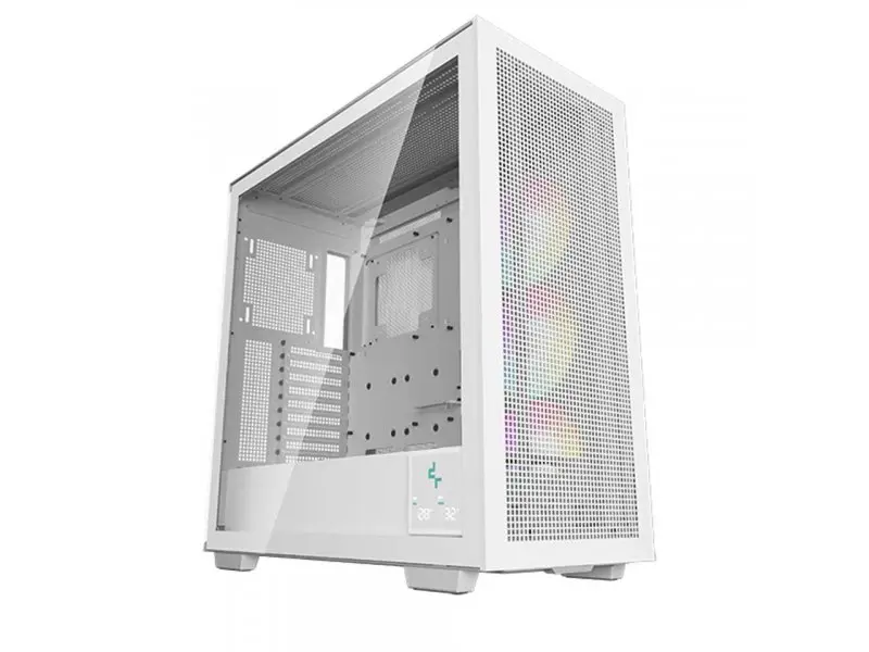 DEEPCOOL MORPHEUS WH Kućište, Mini-ITX / M-ATX / ATX / E-ATX, ARGB, 4xUSB 3.0, Audio, Tip C, Belo