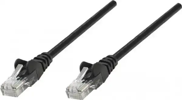 Intellinet 738330 Patch Mrežni kabal, Cat6, 1m, Crni