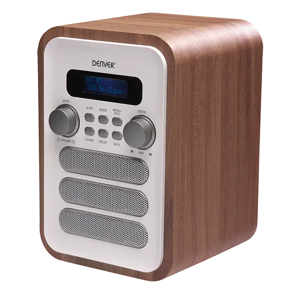 DENVER DAB-48 Radio Sat, Mono, 2.5W RMS, Beli