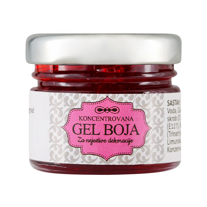 Pink gel boja