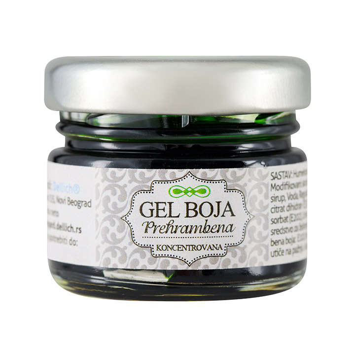 Zelena gel boja