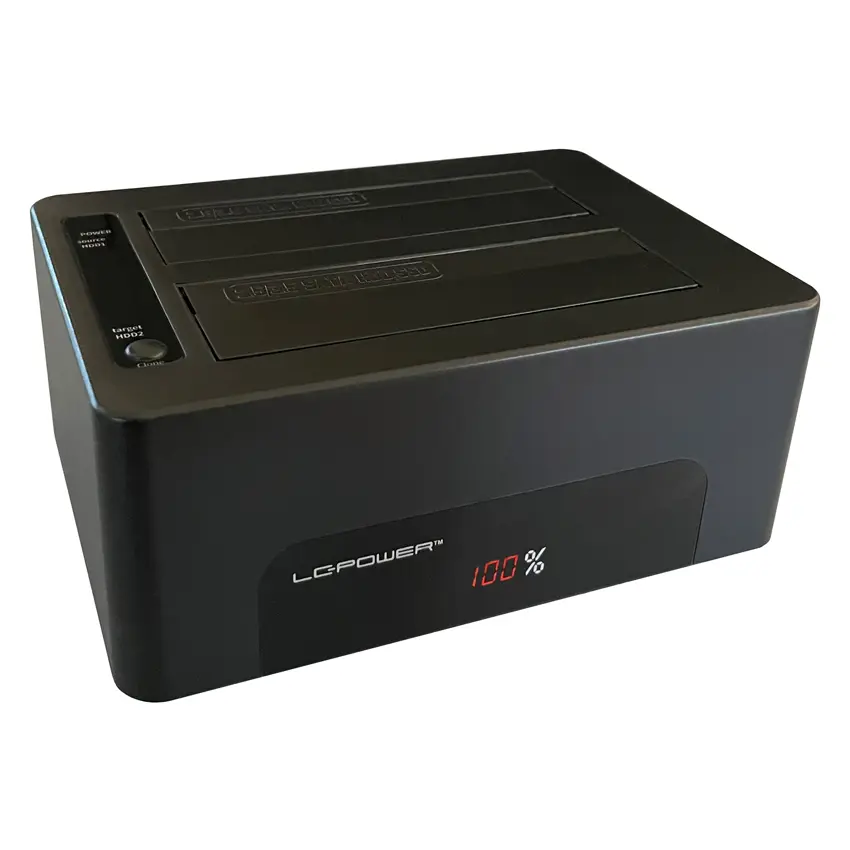 LC POWER HDD Docking station LC-DOCK-U3-V crni