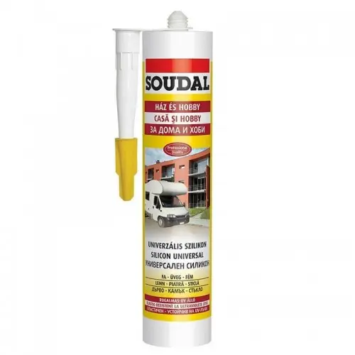 Soudal Univerzalni silikon, 280ml, Crni