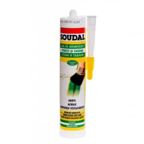 Soudal Akrilni kit, 280ml, Beli