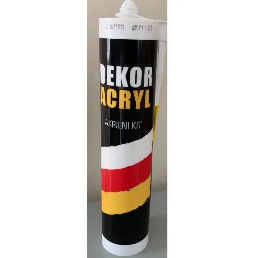 Dekor Akrilni kit, 280ml, Beli