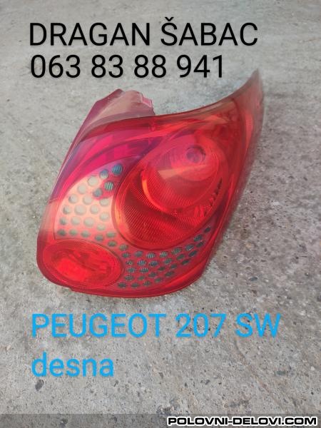 Peugeot 207 Stop Svetlo Svetla I Signalizacija