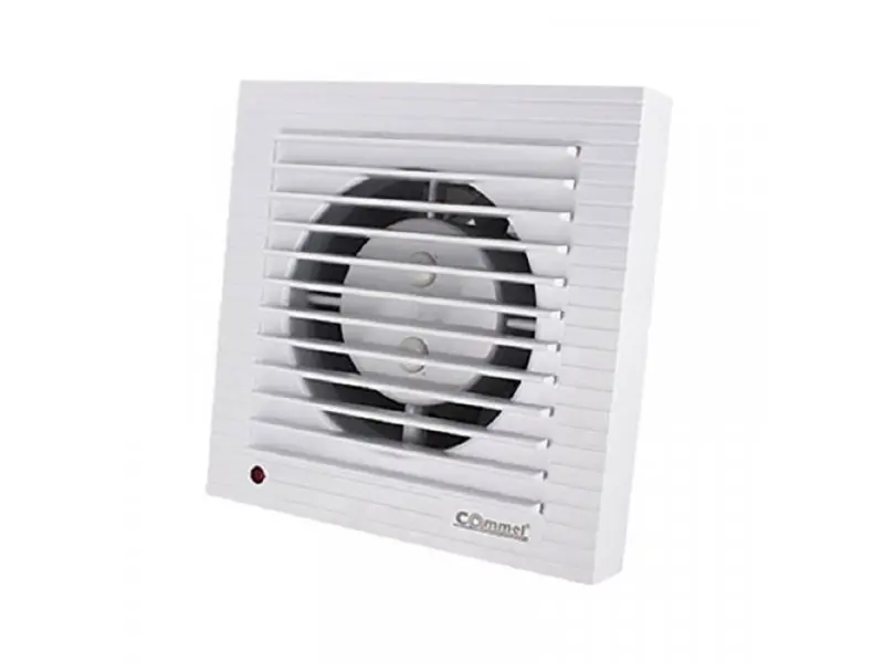 COMMEL Ventilator Fi 100mm 12W 130m3 34db zaklopka tajmer C420-102