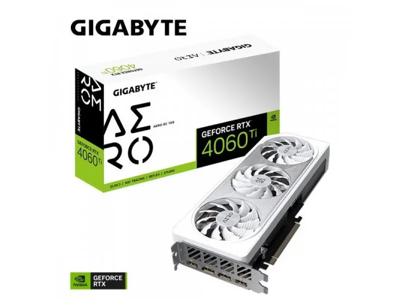 GIGABYTE RTX 4060 Ti Grafička karta AERO OC 16GB GDDR6 GV-N406TAERO OC-16GD