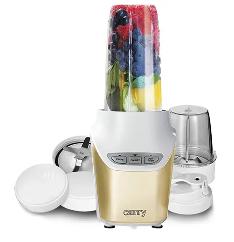 Camry CR 4071 blender 1 L Sportski blender 1000 W Zlatno, Transparentno, Belo