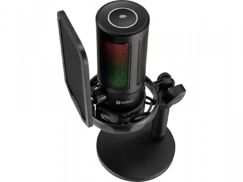 SANDBERG Stoni mikrofon Streamer USB RGB 126-39