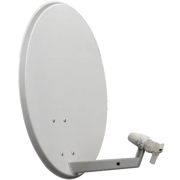 Antena satelitska D60, 60cm, 600x531mm, Bela
