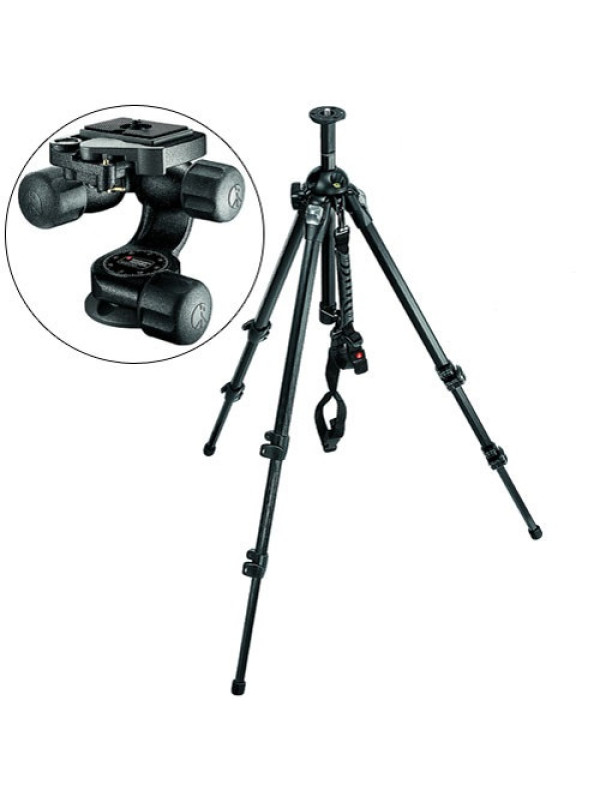 Manfrotto SET Tripod 190MF3 Mag FIber 3SCT + glava 460MG 3D