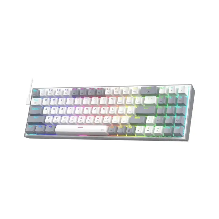 Redragon Gaming tastatura Pollux K628WG, RGB, Bela