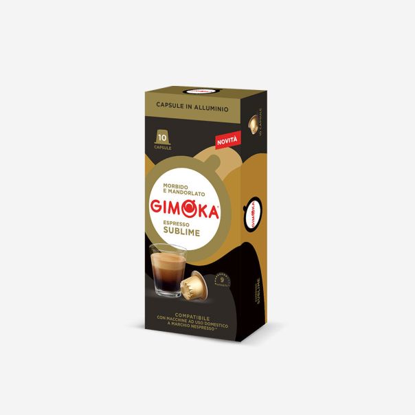 GIMOKA Kapsule za kafu Nespresso In Alluminio Sublime 10 kom