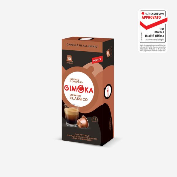 Gimoka Kapsule za kafu Nespresso In Alluminio Classico