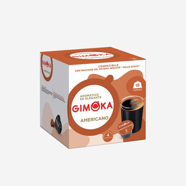 GIMOKA Kapsule za kafu Dolce Gusto Americano 16 kom