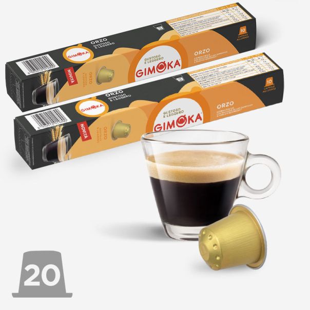 GIMOKA Kapsule za kafu NESPRESSO IN ALLUMINIO ORZO AL/T 20 kom