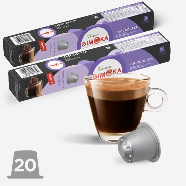 GIMOKA Kapsule za kafu NESPRESSO IN ALLUMINIO CIOCCOLATA AL/T 20 kom