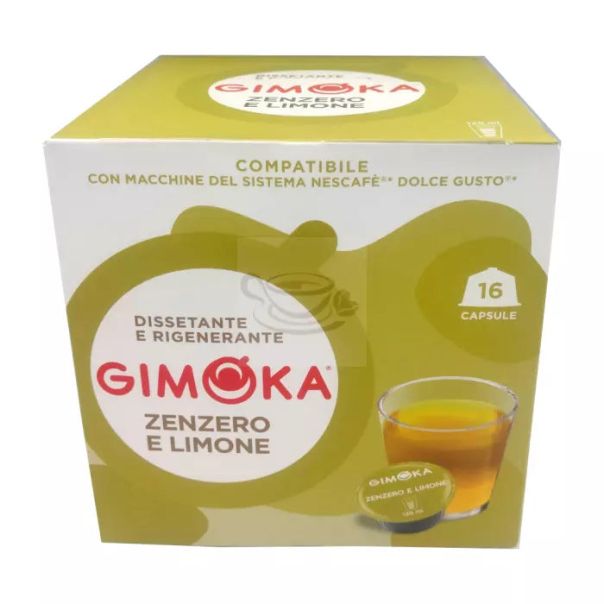 GIMOKA KAPSULE ZA KAFU DOLCE GUSTO ZENZERO E LIMONE X16