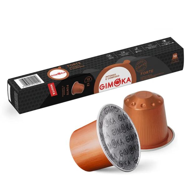 GIMOKA Kapsule za kafu NESPRESSO IN ALLUMINIO FORTE AL/T 10 kom