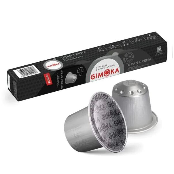 GIMOKA Kapsule za kafu NESPRESSO IN ALLUMINIO Gran Crema AL/T 10 kom