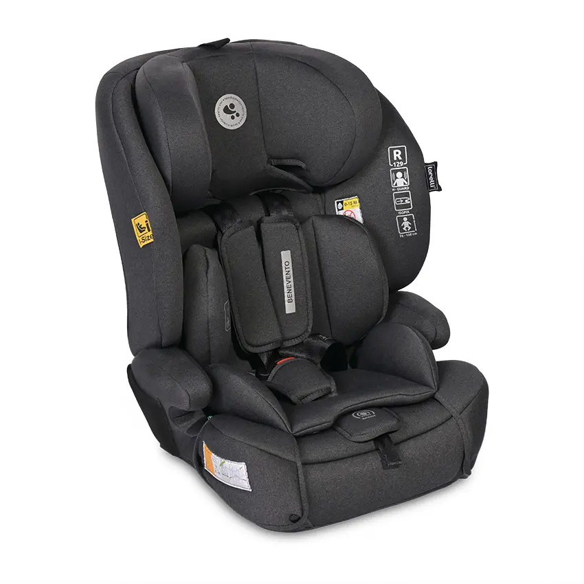 Lorelli Benevento Auto sedište 76-150cm isofix, Crno