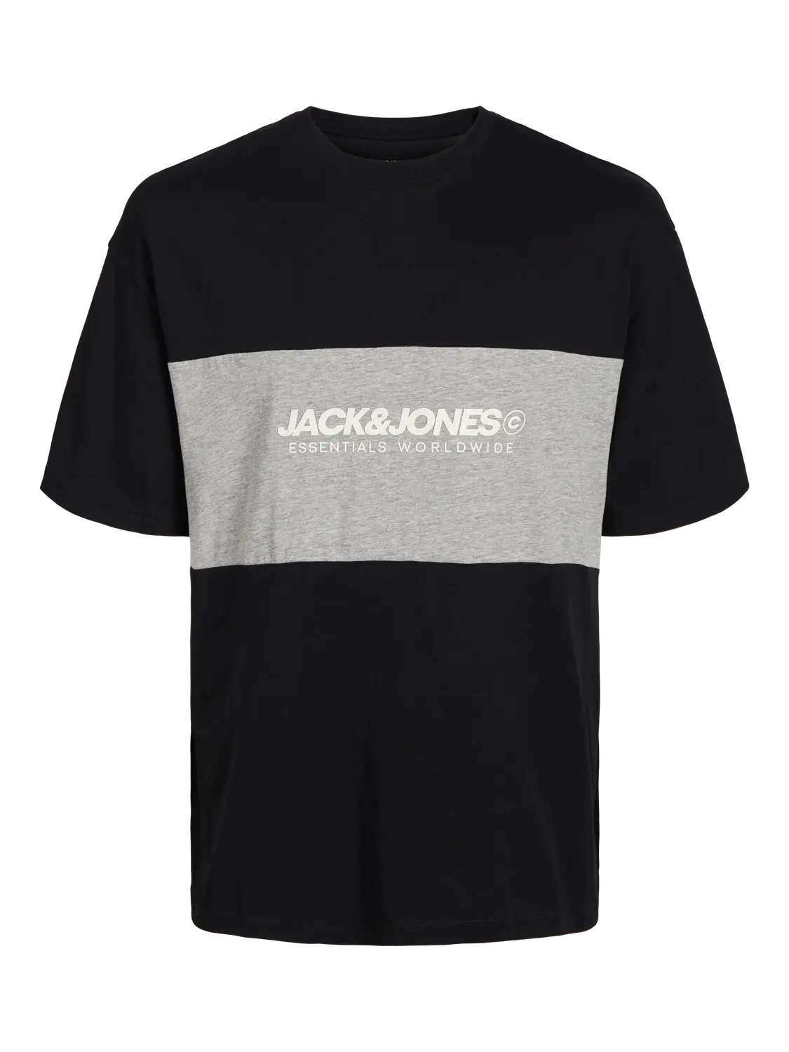 JACK & JONES Muška majica 12258883, Crna