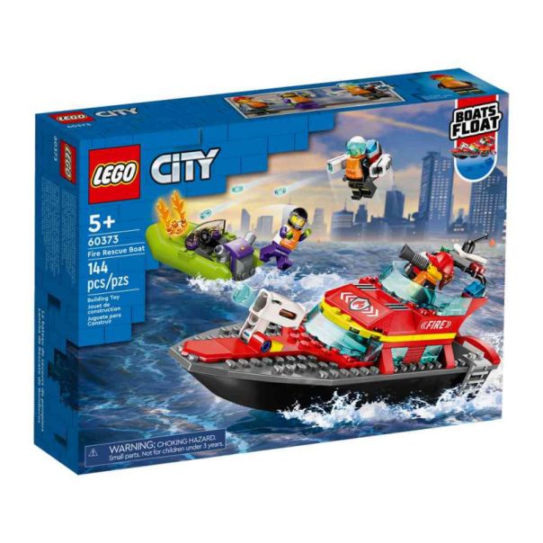 LEGO 60373 Vatrogasni čamac za spasavanje