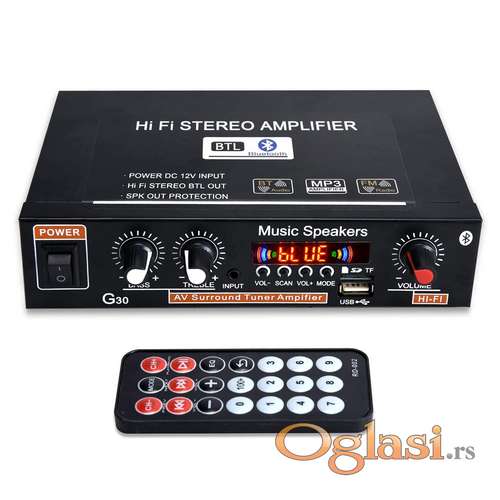 AK 35 radio pojačalo 60 w prave snage 30w x 2 ,radi na 220 v