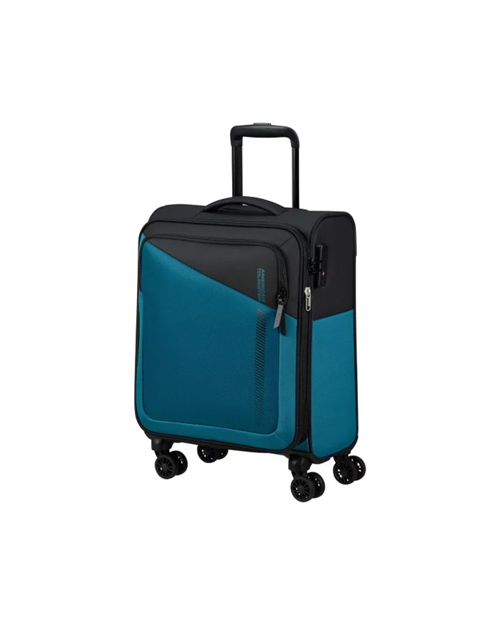 KOFER DARING DASH-SPINNER S EXP TSA BLACK/BLUE TROLLEY American Tourister