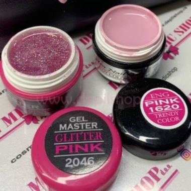 Master glitter PINK gel 5 ml art.2046