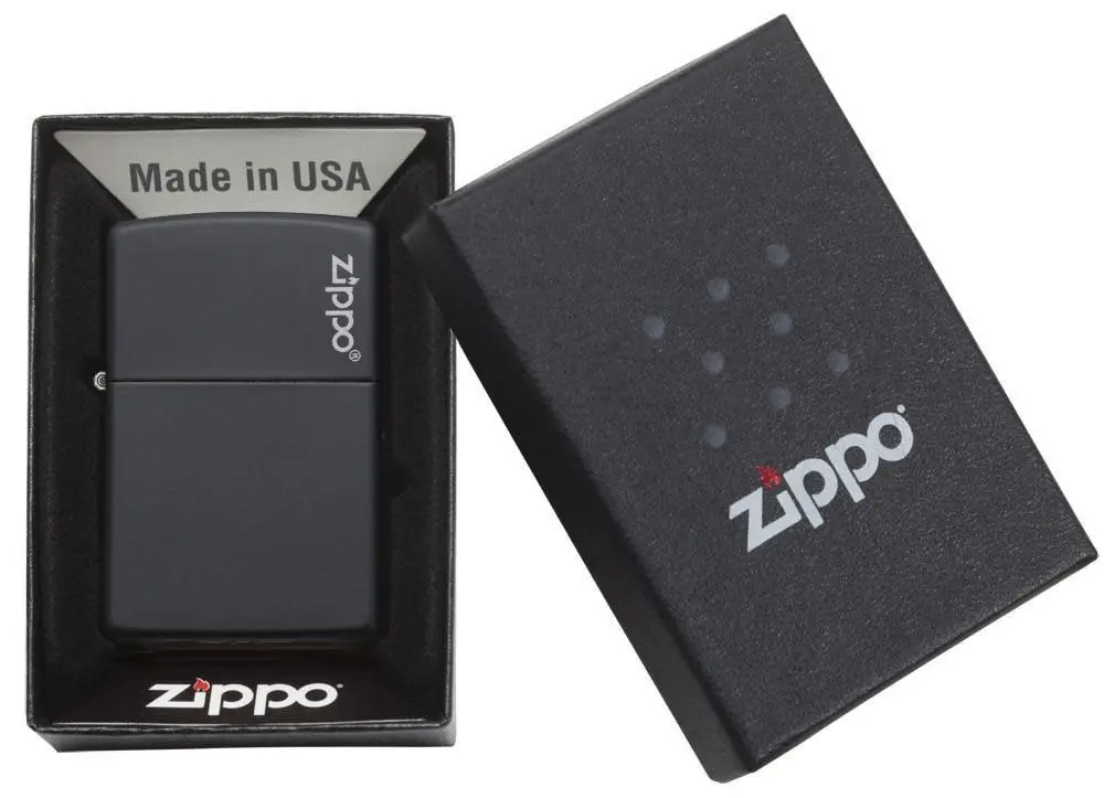 ZIPPO Upaljač BLACK MATTEZIPPO LOGO